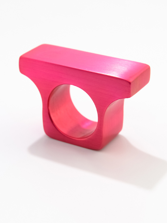 “Tectonics” Robust Aluminium Ring – Epsilon | Filip Vanas